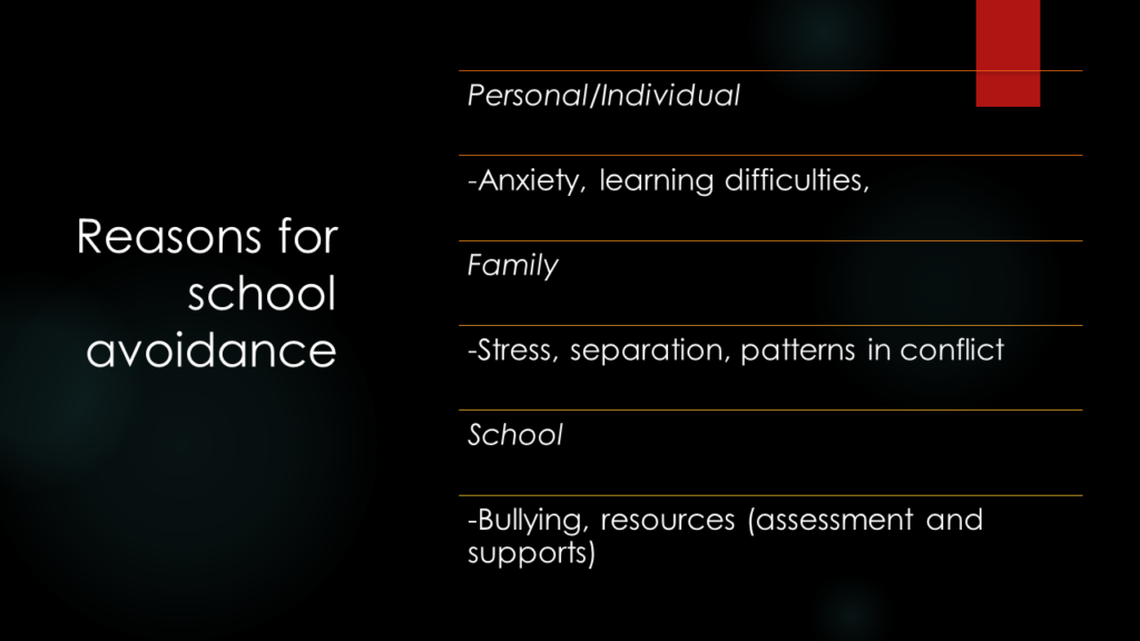 School Avoidance - Parentline - Helpline for Parents.